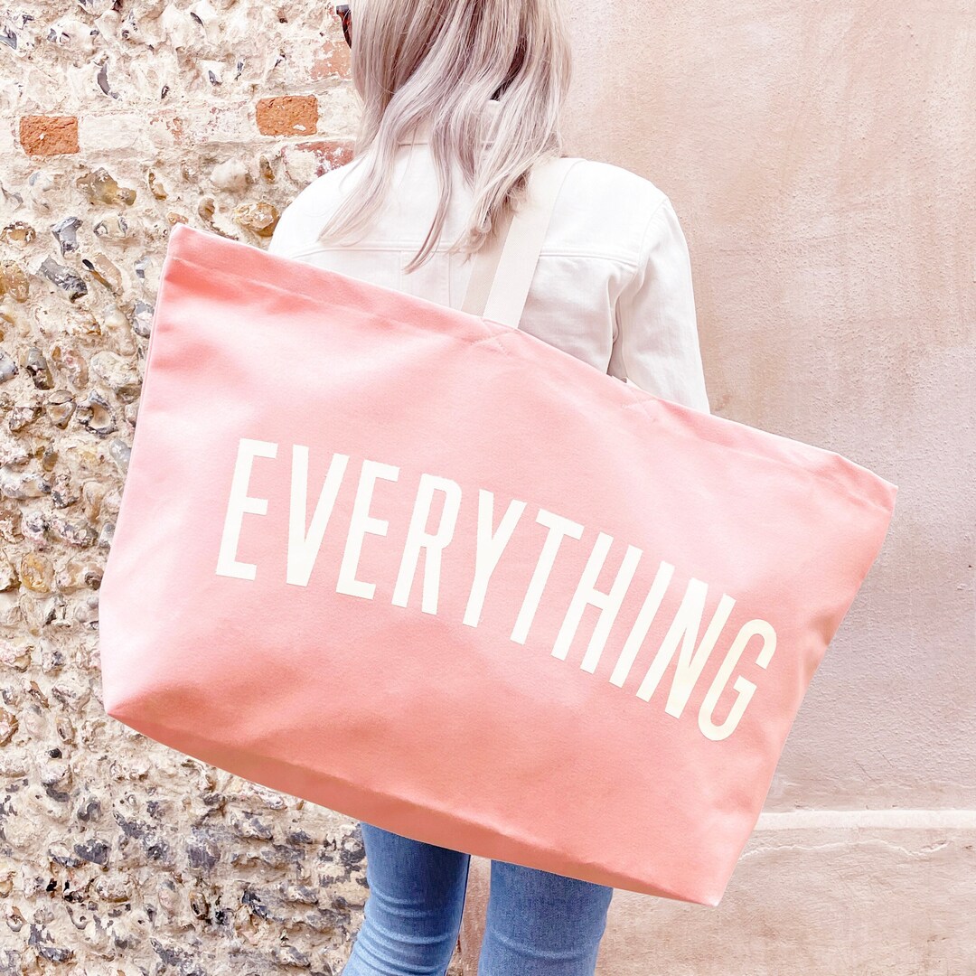 Everything Really Big Bag - Weekender Bag - Giant Canvas Grocery Bag ...