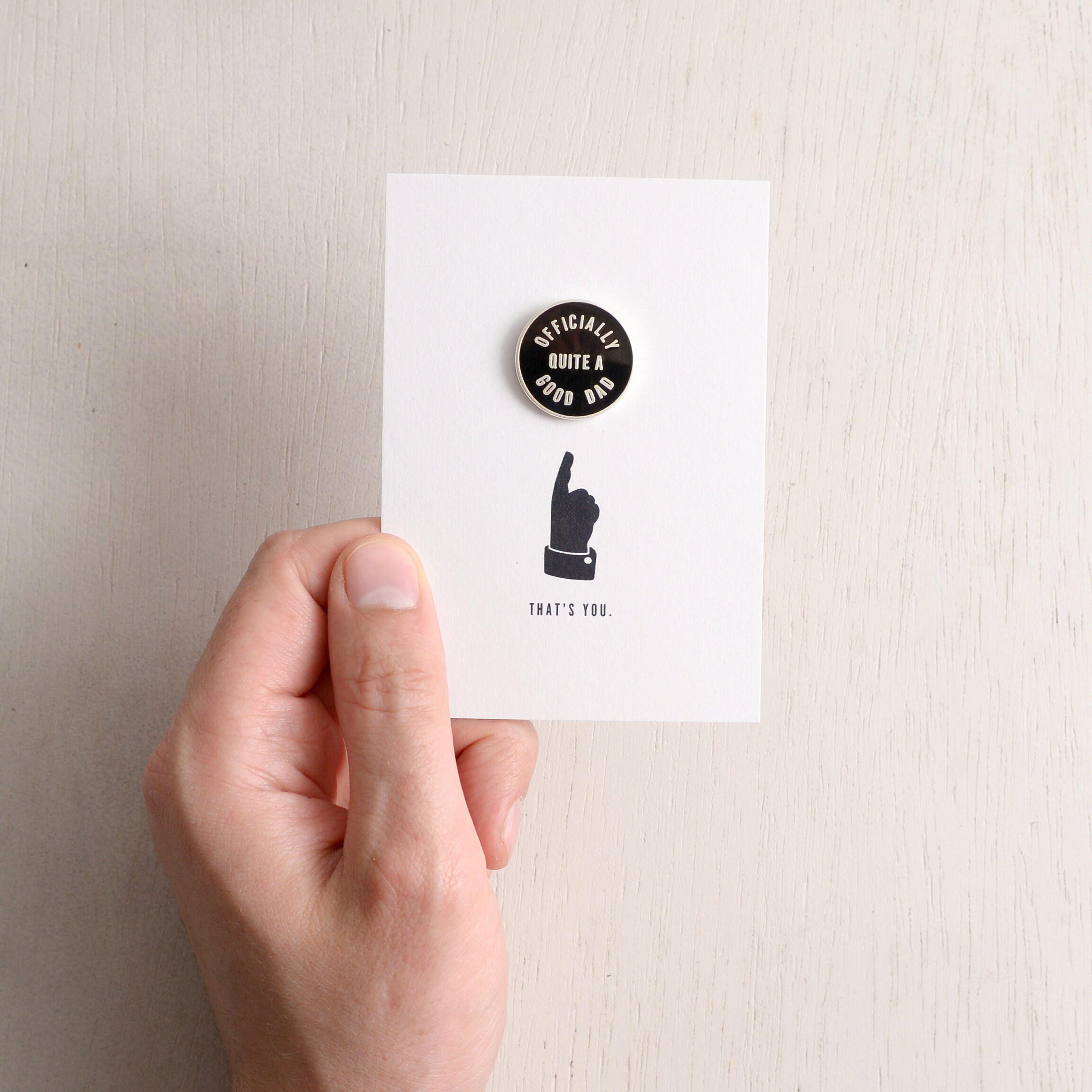 Officially Quite A Good Dad Pin Dad Pin Pins for Fathers - Etsy