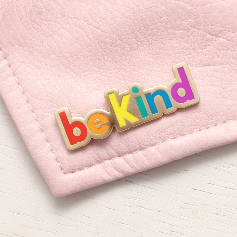 Set Of 3 Enamel Pins Motivational Pins Fun Pin Badges Be Etsy Uk