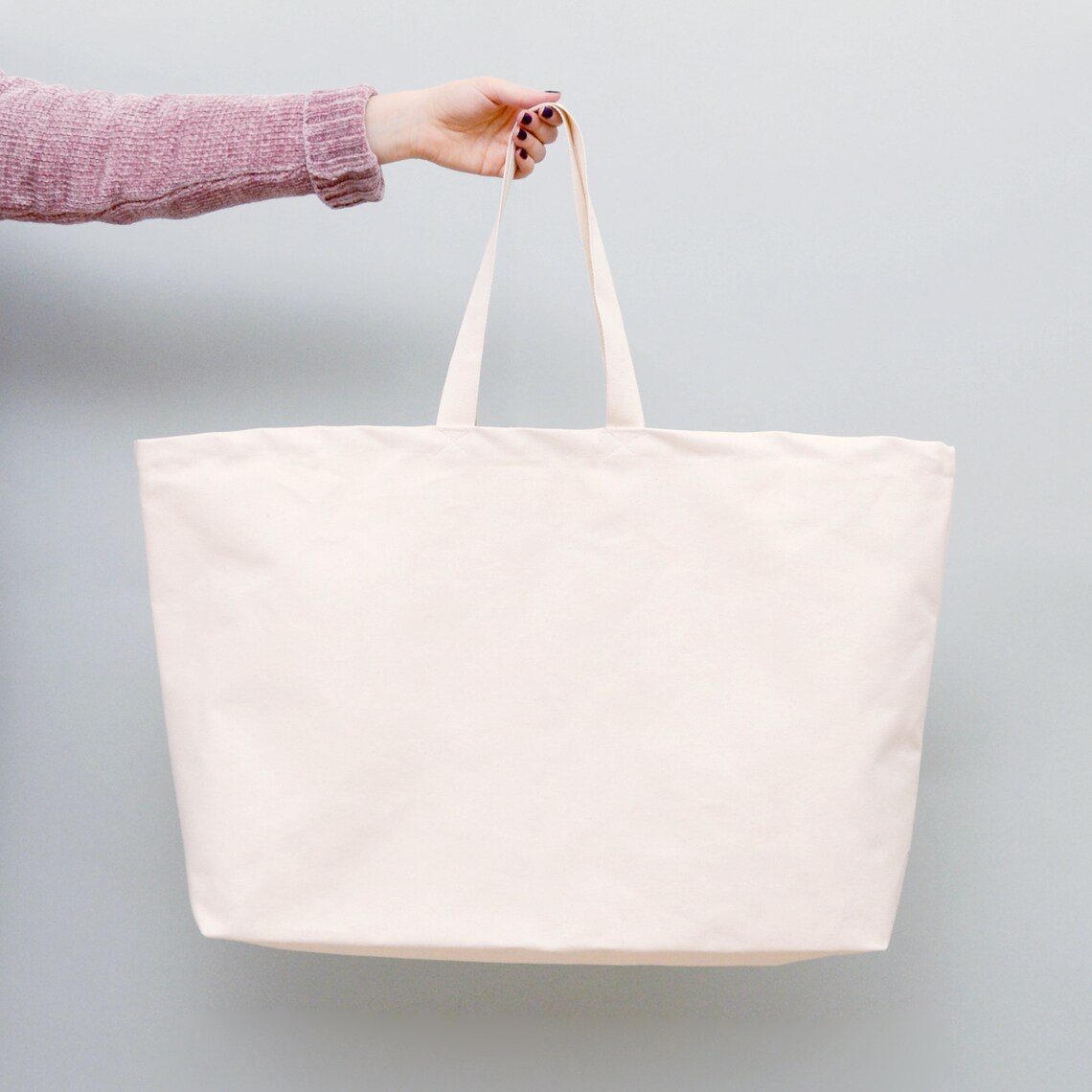 Really Big Bag Large Weekend Bag Giant Canvas Grocery Bag | Etsy