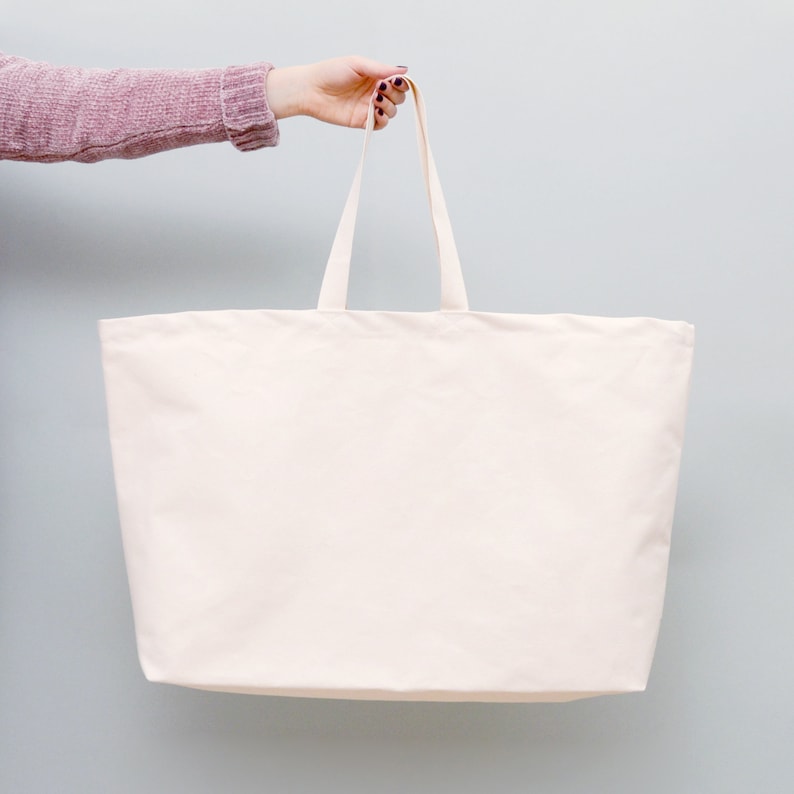 Really Big Bag - Large Weekend Bag - Giant Canvas Grocery Bag - Large ...