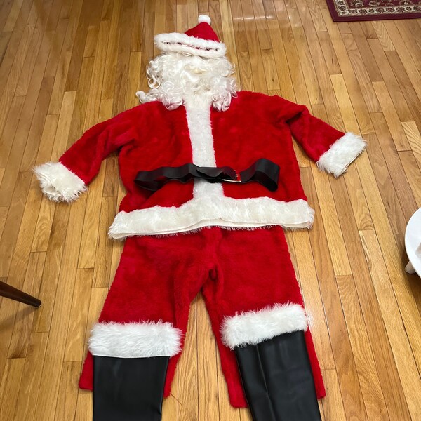 Santa Claus Costume - Etsy