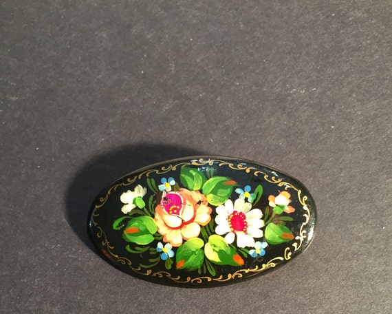 Hand Painted Russian Miniature Folk Art Fairy Tale La… - Gem