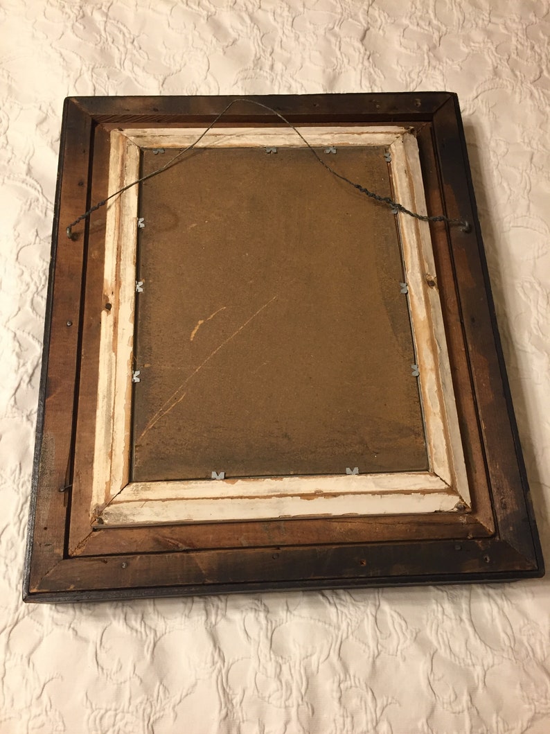 Antique Wood and Plaster Picture Frame - Etsy