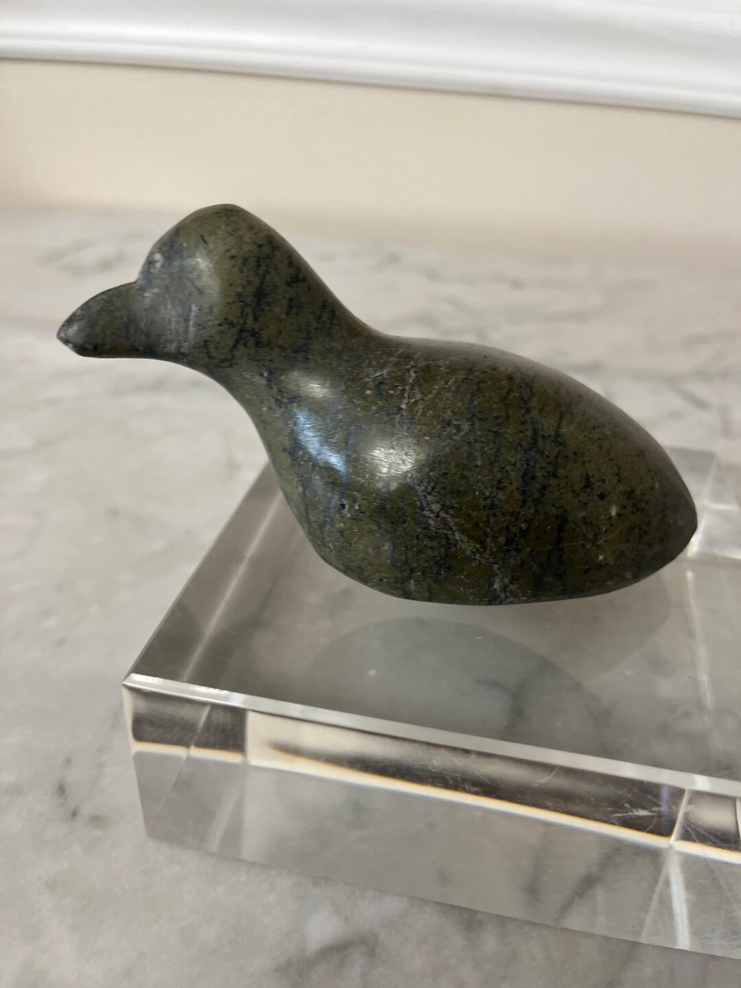 Eskimo Art - Inuit Hand Carved Bird - Etsy UK