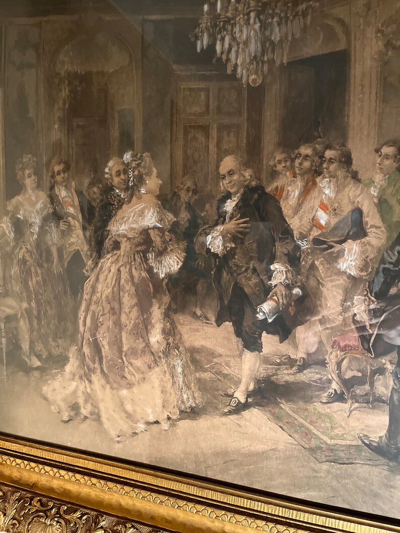 Vincent Garcia De Paredes Benjamin Franklin Lithograph - Etsy