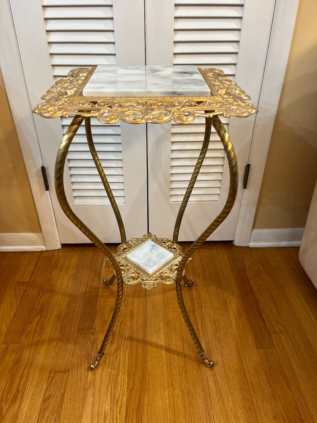 American Victorian Outdoor Cast Iron End Table - Etsy