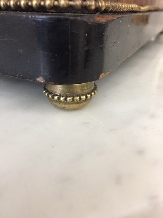 Antique French Walnut Jewelry Box - Gem