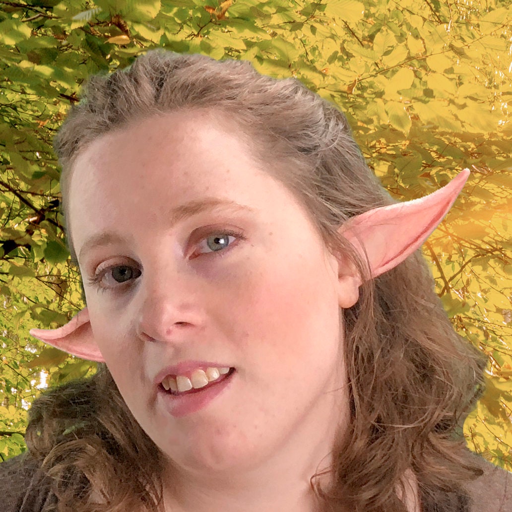 Elf Ear Tips Long & Outward Turned Silicone Several Stock - Etsy
