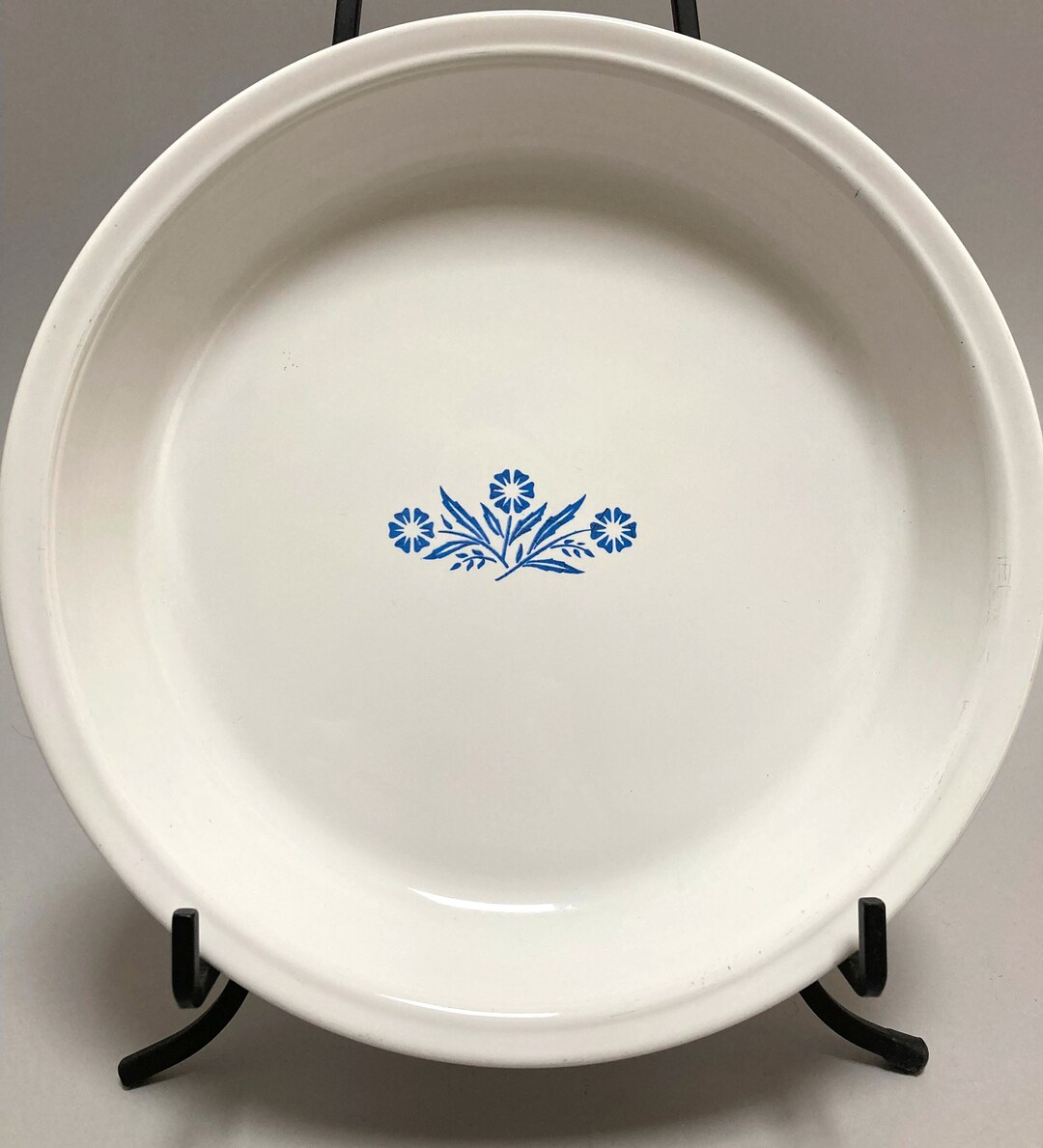 Vintage Corning Ware Pie Plate Blue Cornflowers - Etsy