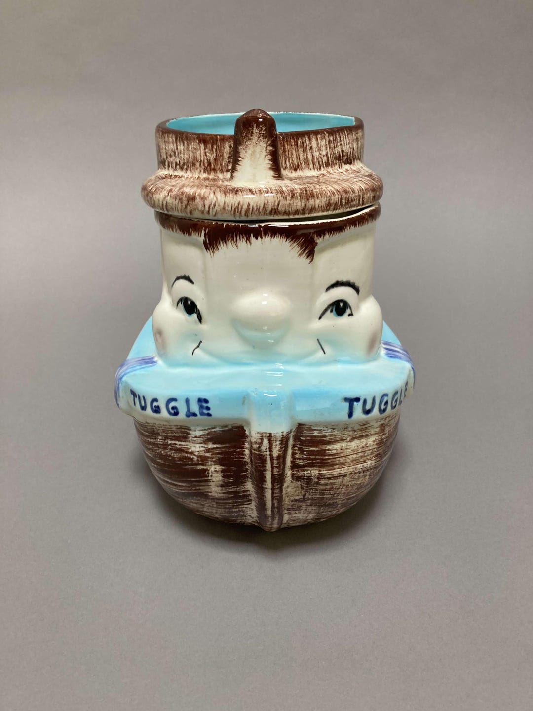 Vintage 1950s Tuggle the Tugboat Ceramic Cookie Jar, Sierra Vista ...