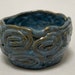 Hand Built Glazed Coil Swirl Art Pottery Bowl, Signed - Etsy