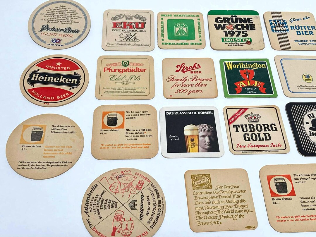 Vintage Paper Beer Coaster Collection, 112 Coasters! - Etsy