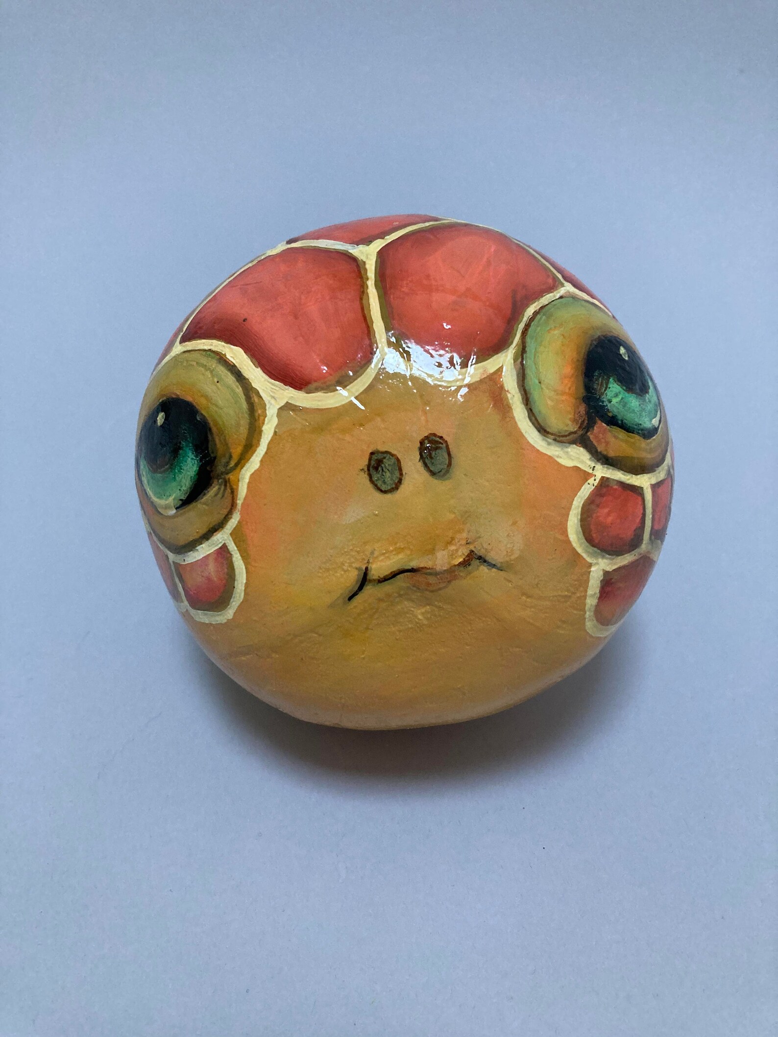 Folk Art Hand Painted Gourd Reptile Turtle Head Hawaii - Etsy