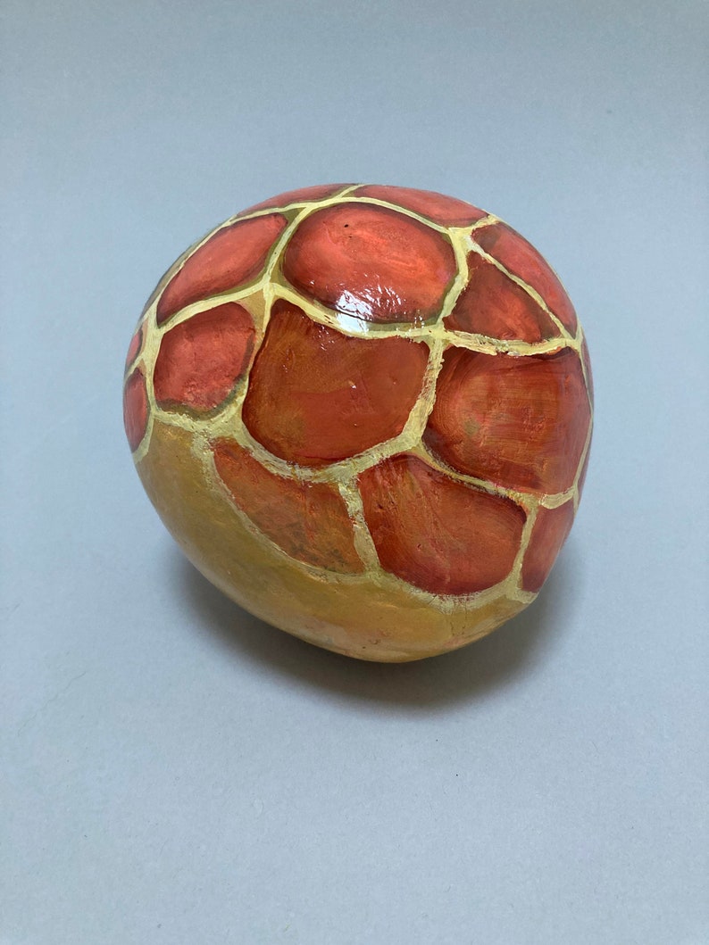 Folk Art Hand Painted Gourd Reptile Turtle Head Hawaii - Etsy