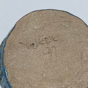 Hand Built Glazed Coil Swirl Art Pottery Bowl, Signed - Etsy