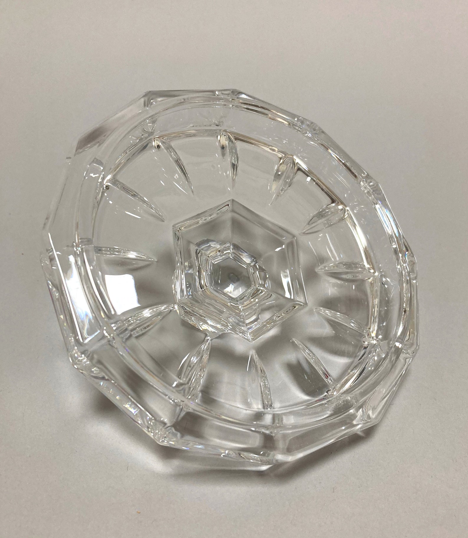 Bohemia Crystal Canister With Lid Ice Bucket Biscuit Jar | Etsy
