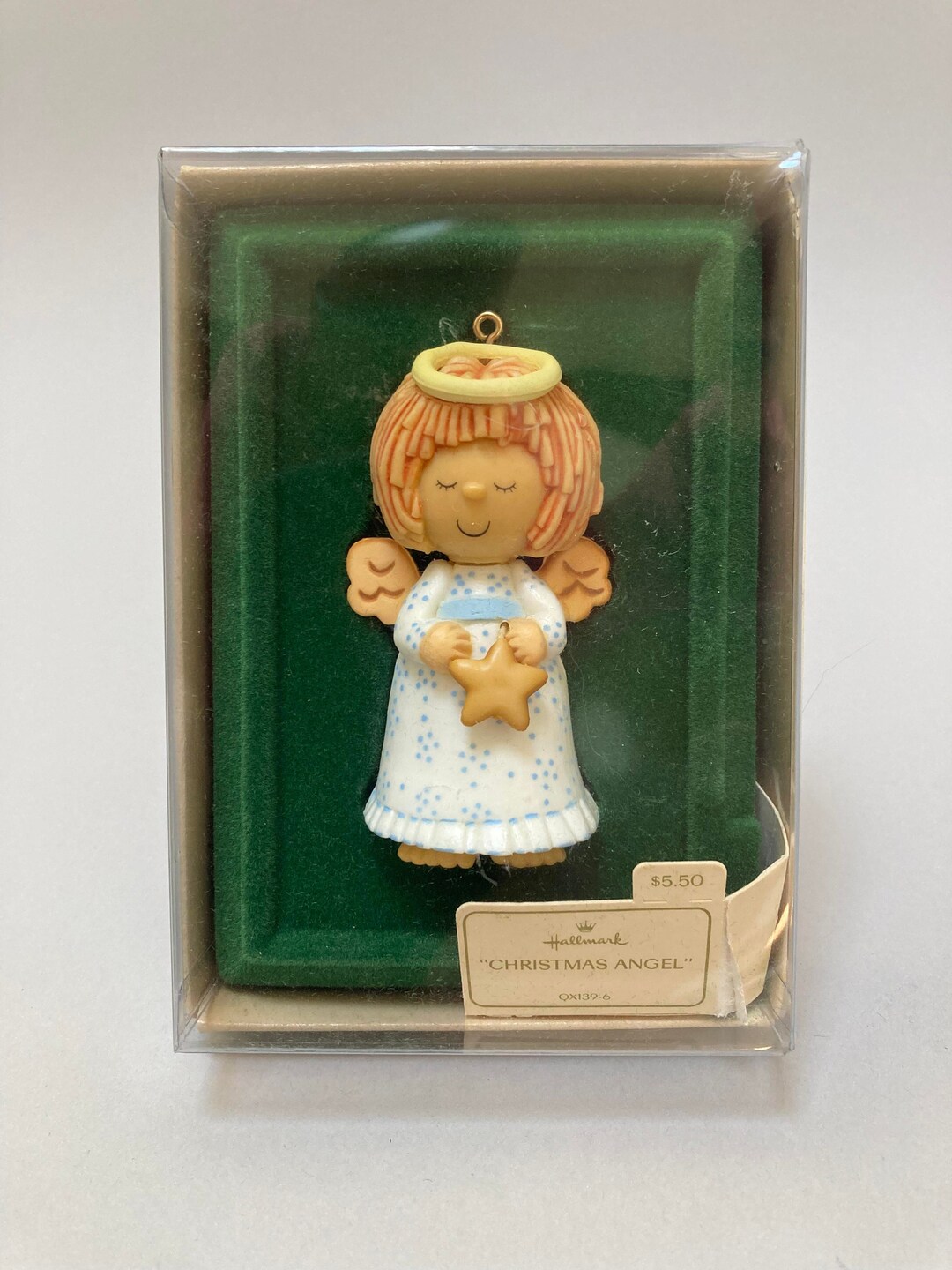 Hallmark Christmas Angel Ornament in Original Box, QX139-6, 1978 - Etsy