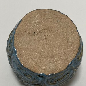 Hand Built Glazed Coil Swirl Art Pottery Bowl, Signed - Etsy