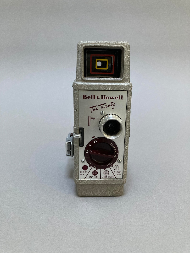 Vintage 1958 Bell & Howell Two Twenty 8mm Movie Camera - Etsy