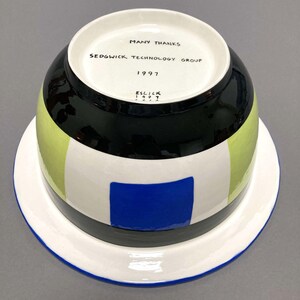 Susan Eslick Art Pottery Post Modern San Francisco 1997 Deep Serving ...