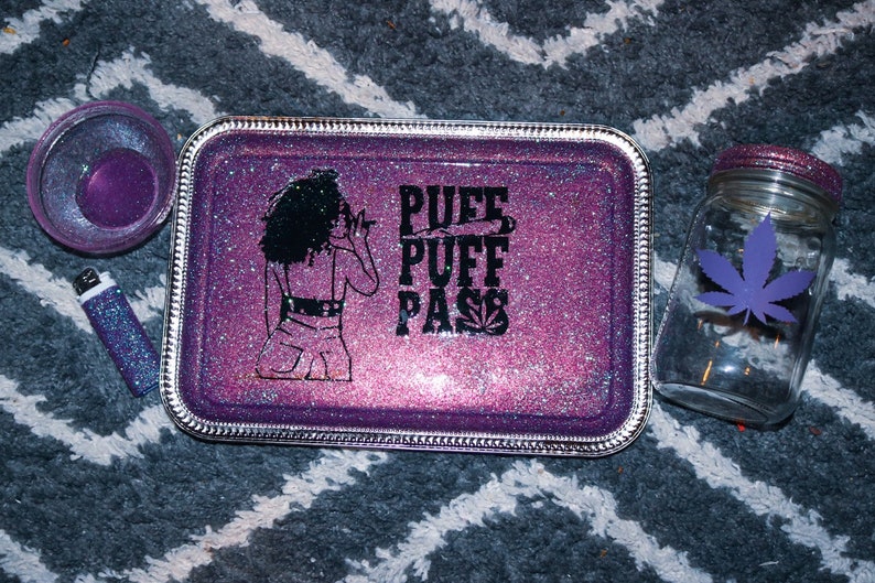 Weed rolling tray set | Etsy