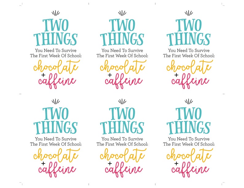 Back to School Teacher Gift Tag First Day of School - Etsy