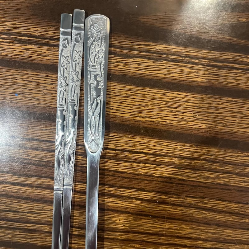 Spoon Chopstick Silver - Etsy