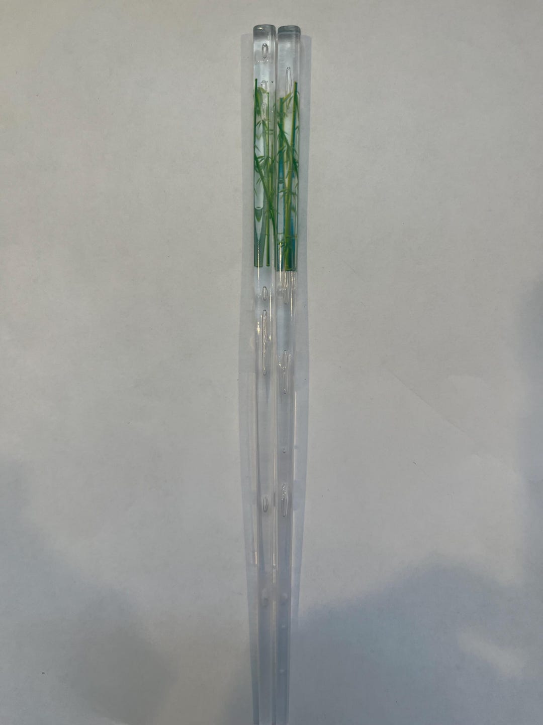 Chinese Transparent Chopsticks With Bamboo Design With Free Silk ...