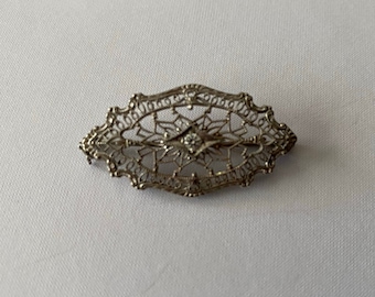 Filigree Brooch Pin | Etsy