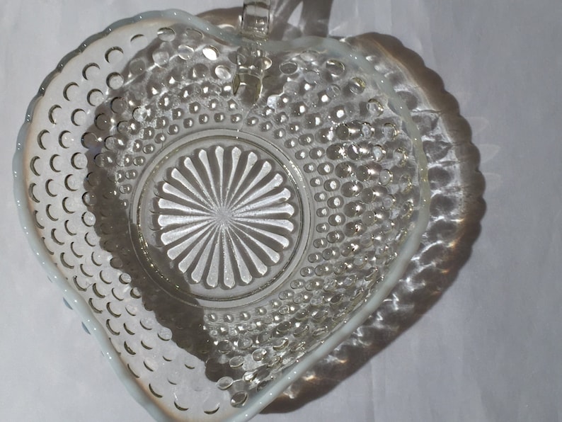 Vintage Collectible Hobnail Glassware. Opalescent Moonstone - Etsy
