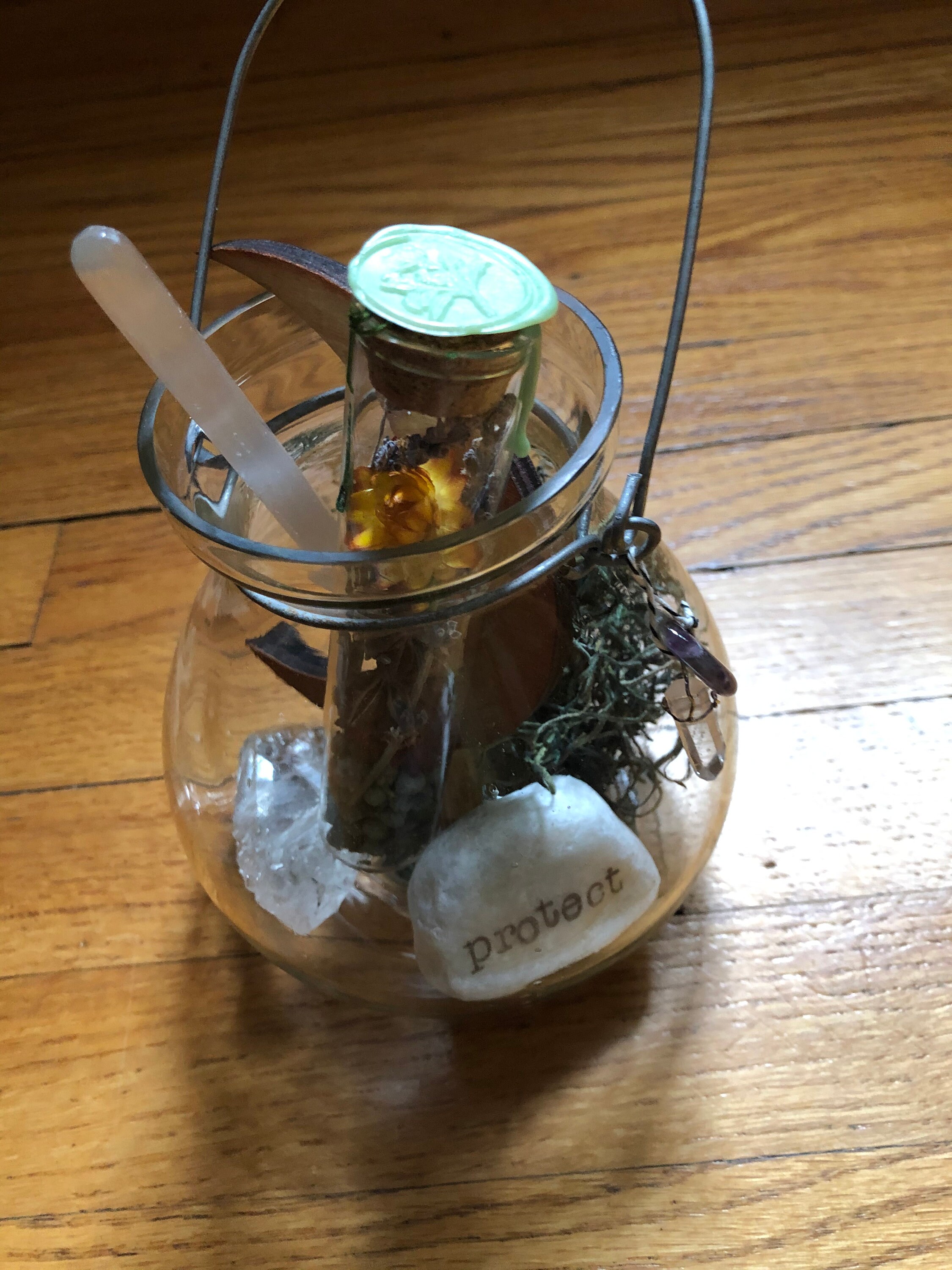 Protection Jar Blessing Jar Intention Jar Home Decor. Peace - Etsy