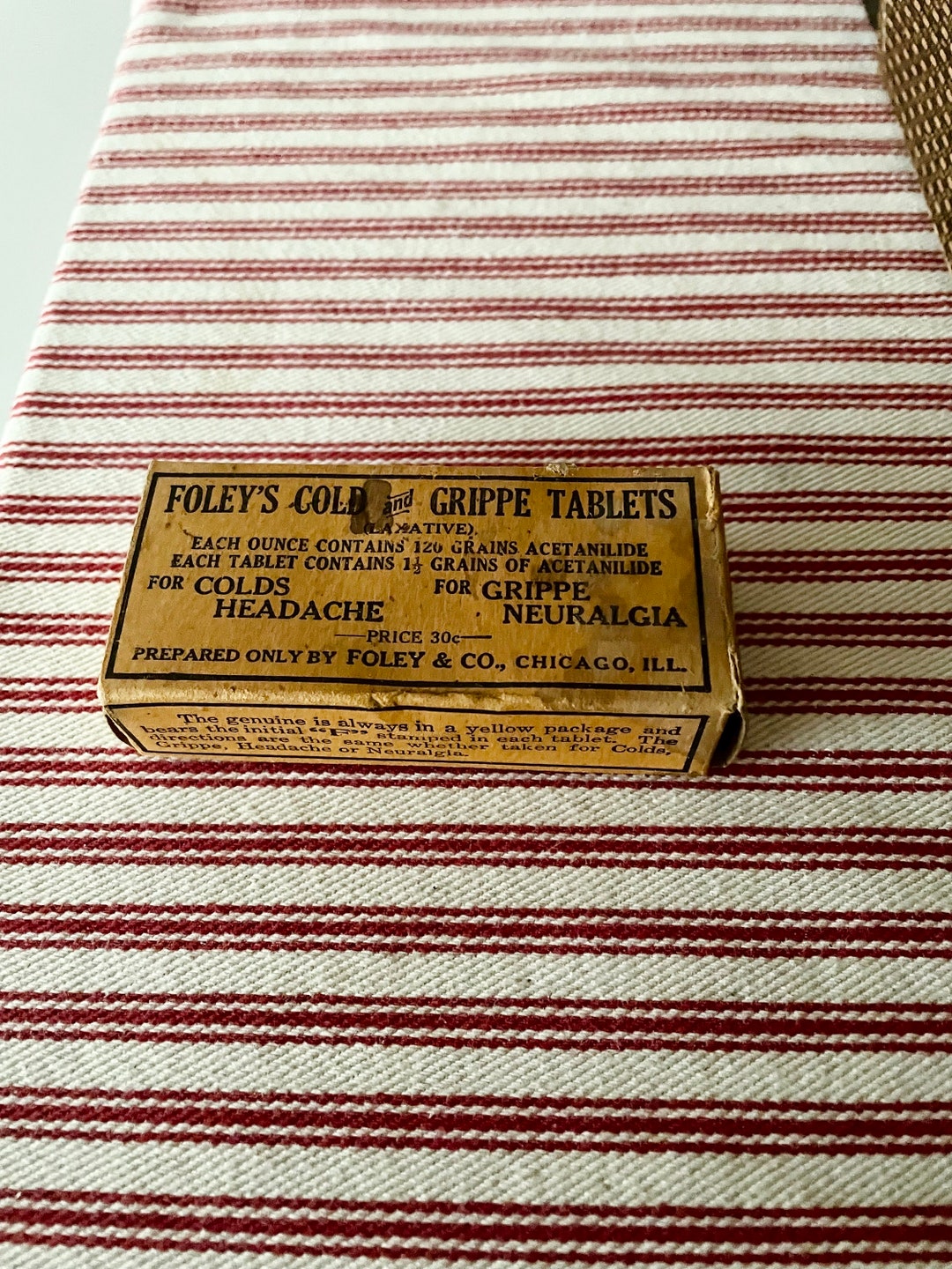 Antique Medicine With Original Box, Flyer, and Contents. Not for ...