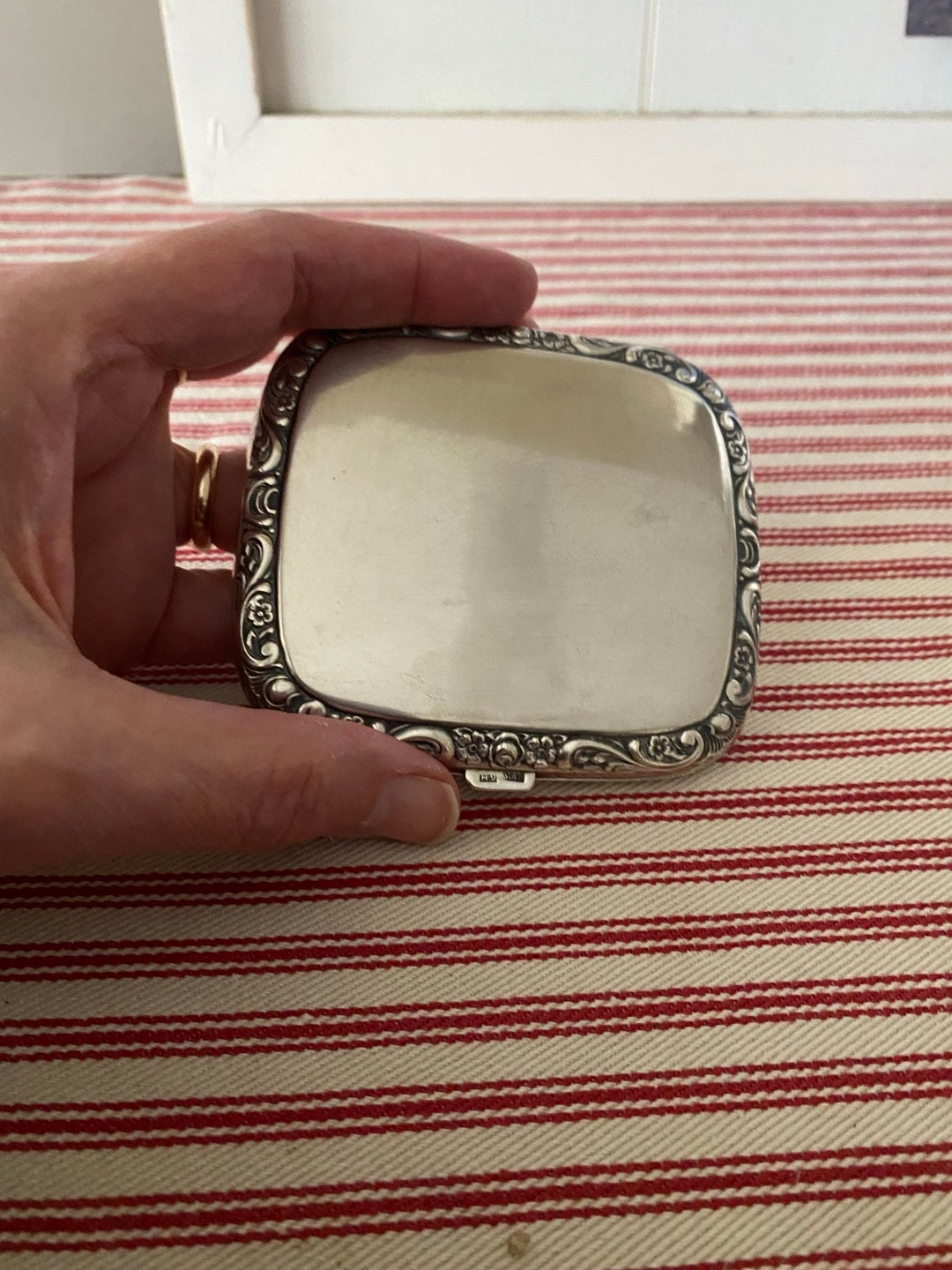 Antique George Howson Silver Compact. Hallmarked With Initials GH and ...
