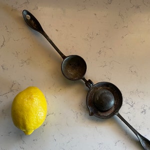Antique Lemonade Squeezer, Lemon or Lime Juicer, Very Old Cast Iron ...