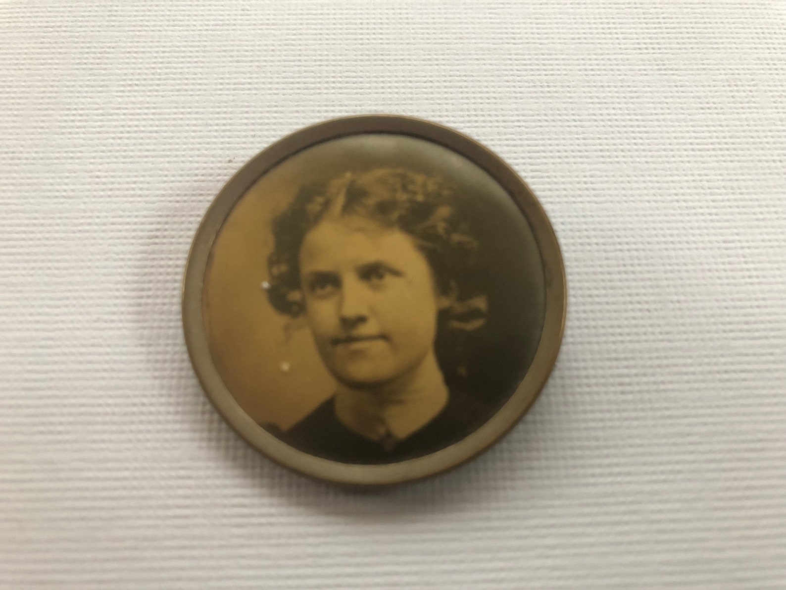 Antique Mourning Pin. Beautiful Woman Immortalized in Early - Etsy