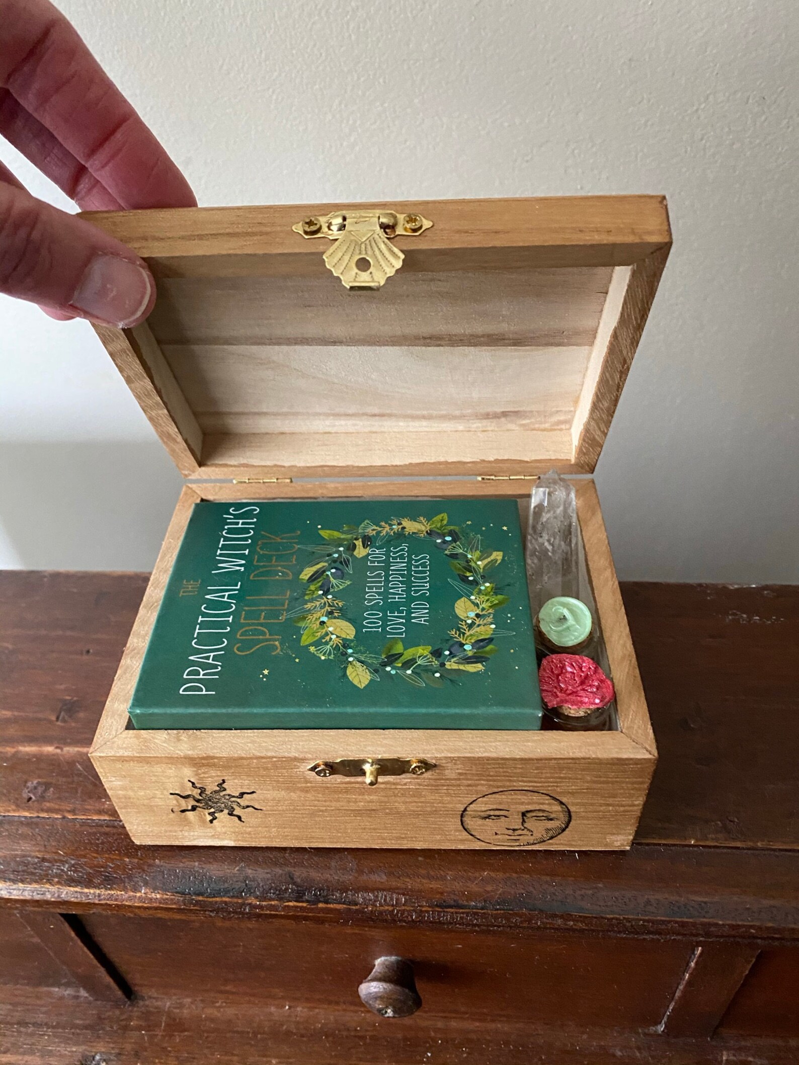 Spell Card Gift Set. Decorative Box Deck of Spell Cards - Etsy