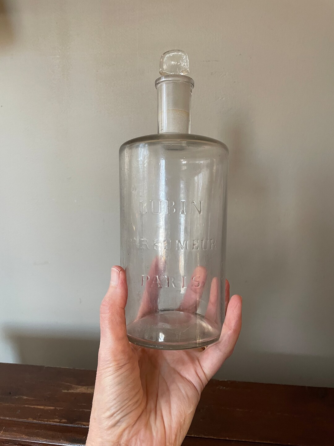 Rare Super Large Lubin Fragrance Bottle With Original Stopper. Lubin ...