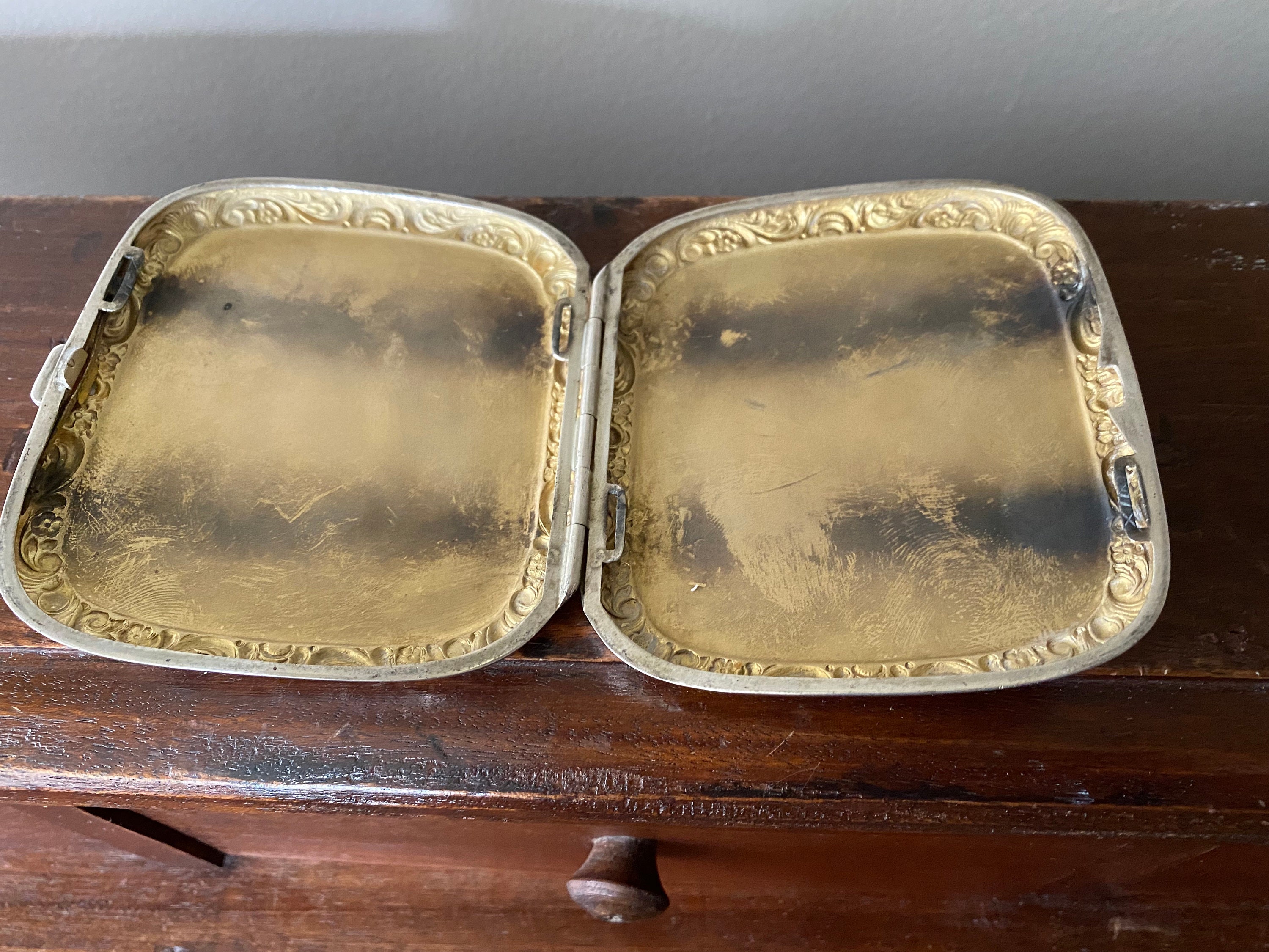 Antique George Howson Silver Compact. Hallmarked With Initials | Etsy