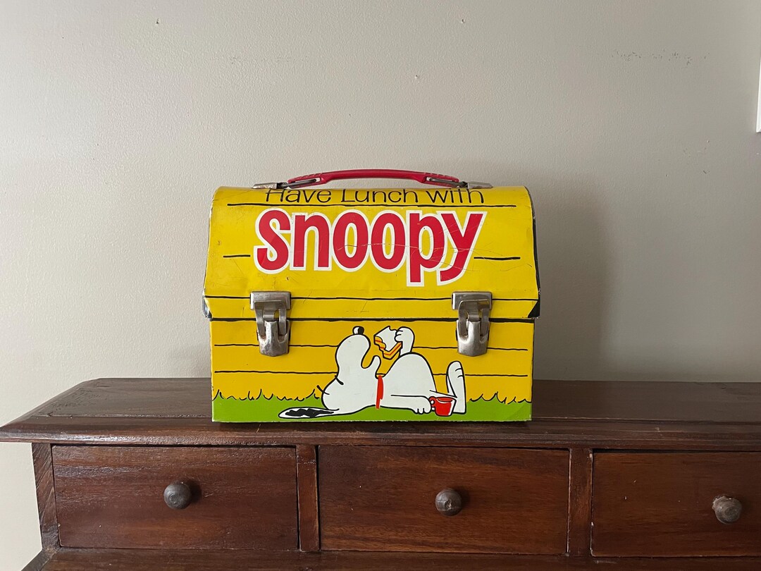 Vintage 1960's Peanuts / Snoopy Dome Lunch Box, Collectible and Cute ...