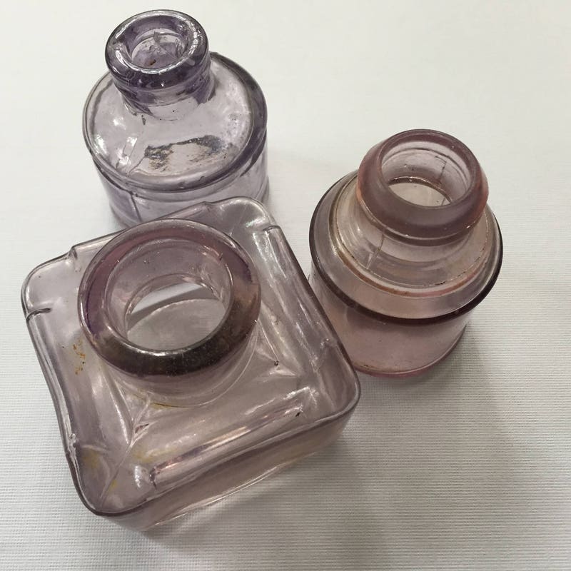 Antique Ink Bottle - Etsy
