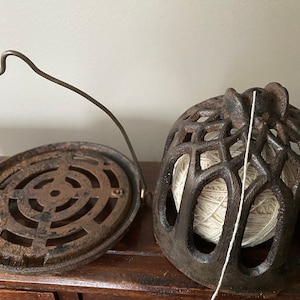 Antique Cast Iron String Holder, Beautiful and Useful Old Fashioned ...