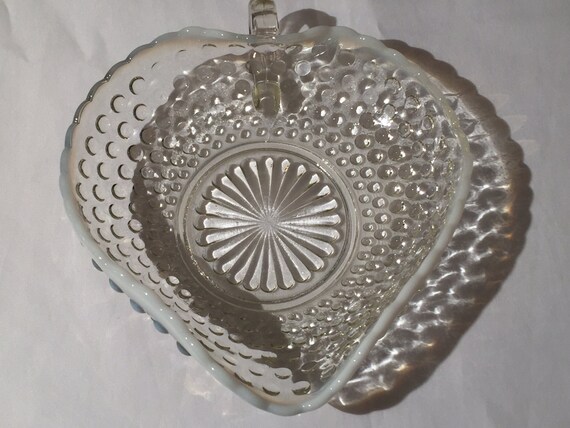 Vintage Collectible Hobnail Glassware. Opalescent Moonstone - Etsy