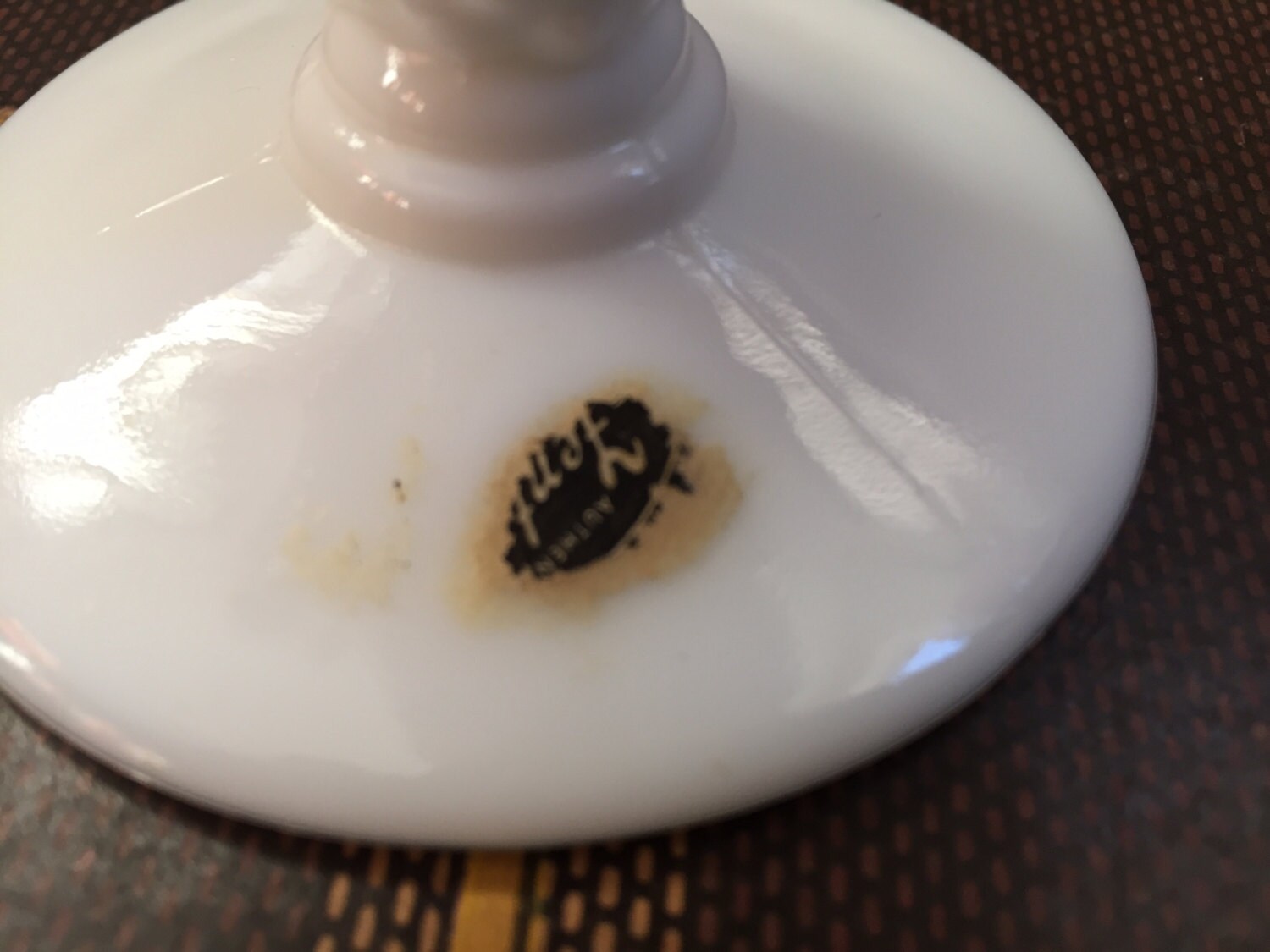 Vintage Milk Glass Vase Fenton 1940 Sticker Still Partially | Etsy