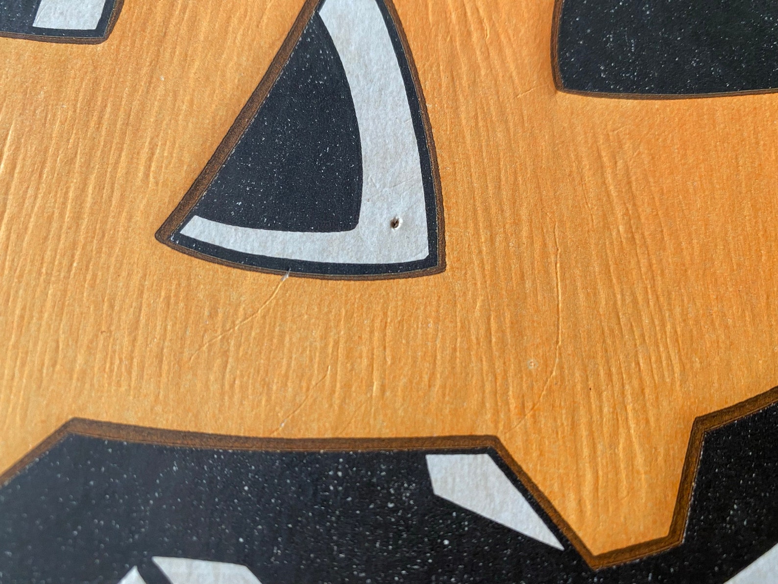 Vintage cardboard Halloween cutout. Authentic Beistle jack | Etsy