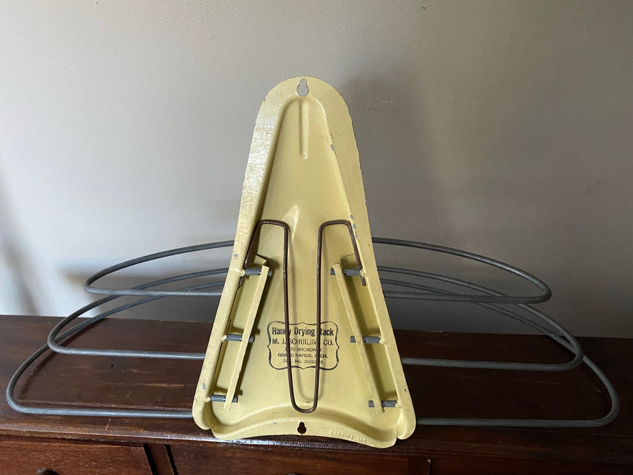 Vintage Wall Mount Old Time Drying Rack. Has Original Sticker - Etsy