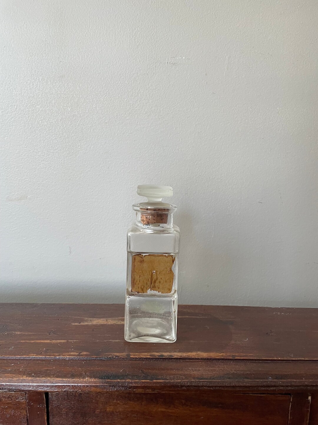 Antique Early Bayer Aspirin Apothecary Bottle. Clear Glass With ...
