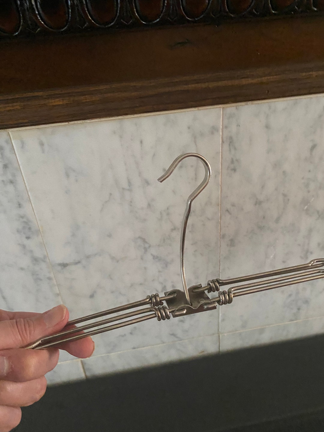Antique Collapsible Travel Hanger. Clever and Made of Sturdy Metal What ...