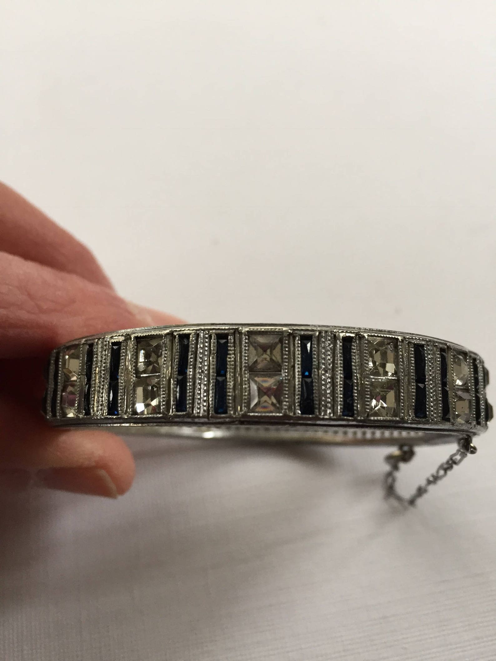 Antique Art Deco Bracelet. Allco. Flapper Style Rhinestone and - Etsy
