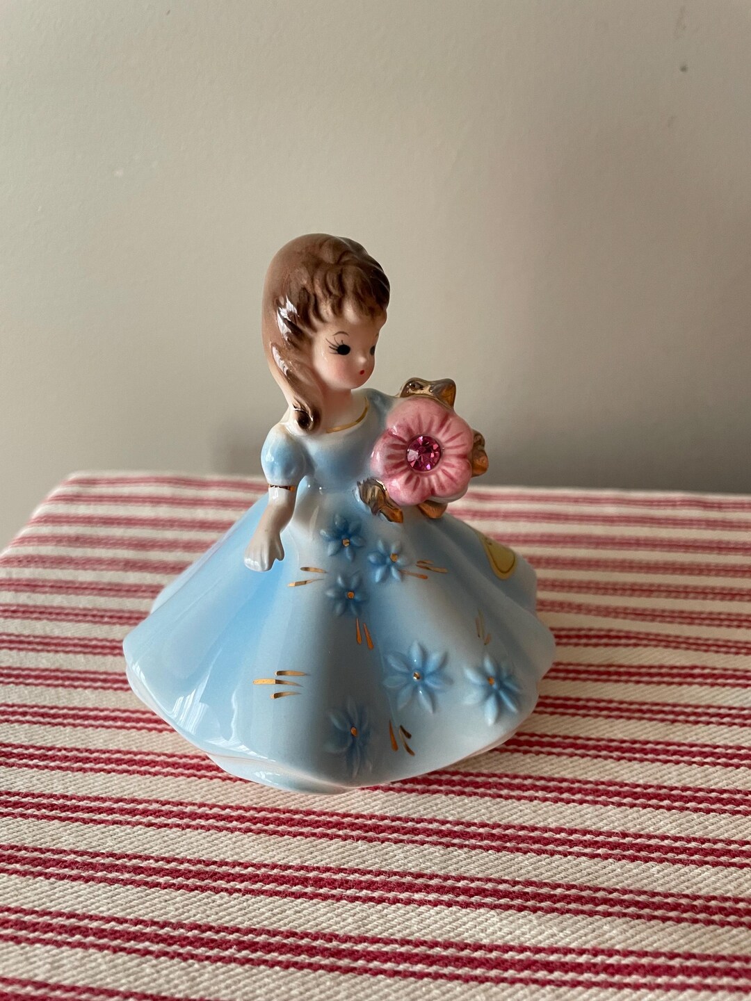 Vintage Josef Original Birthstone Month Figurine. October With “opal ...